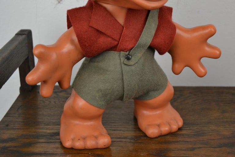 Large pair of Troll Dolls by Dam Things Establishment, 1964 at 1stDibs ...