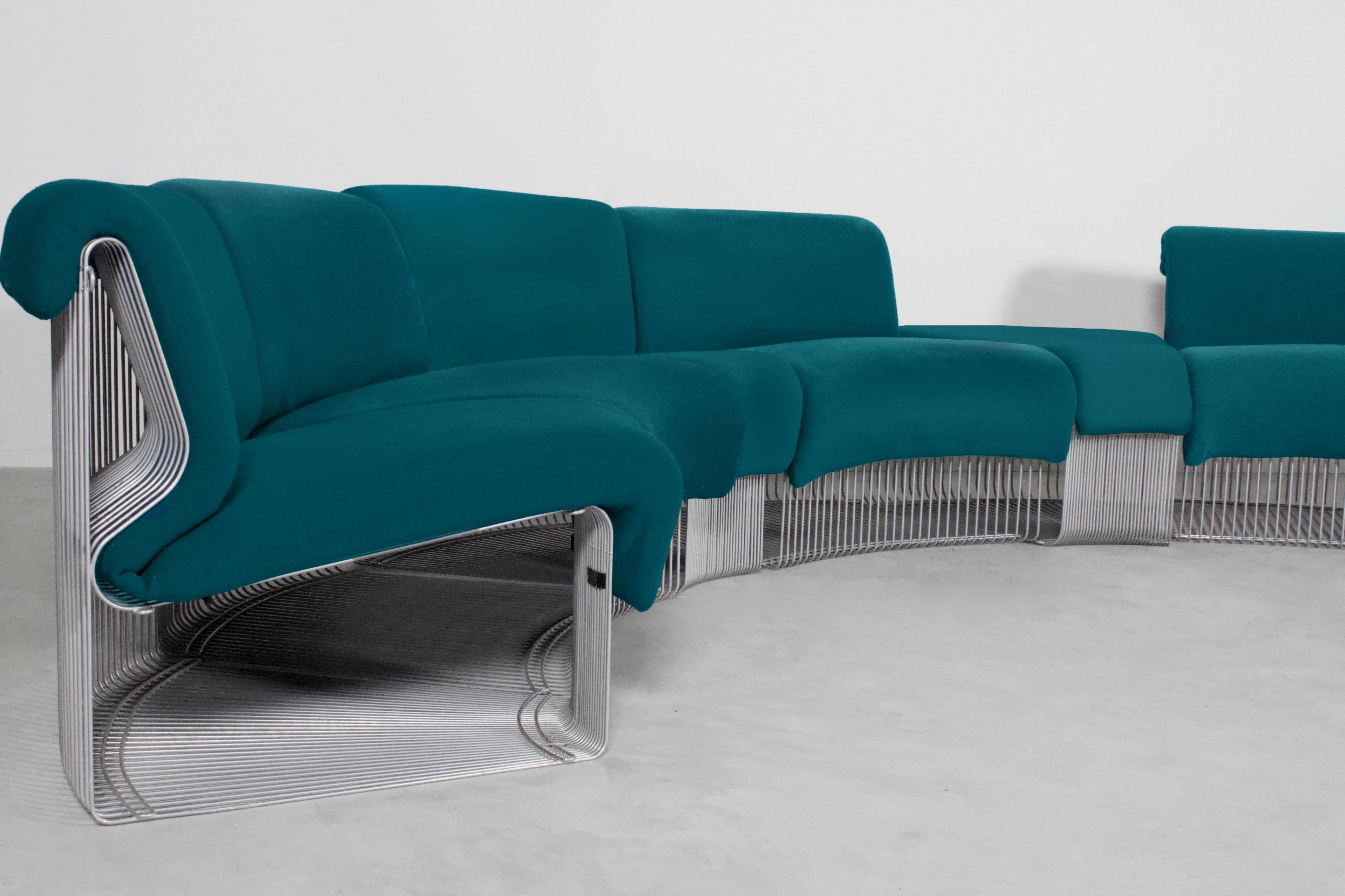 Large Pantonova Sectional Sofa by Verner Panton for Fritz Hansen ...