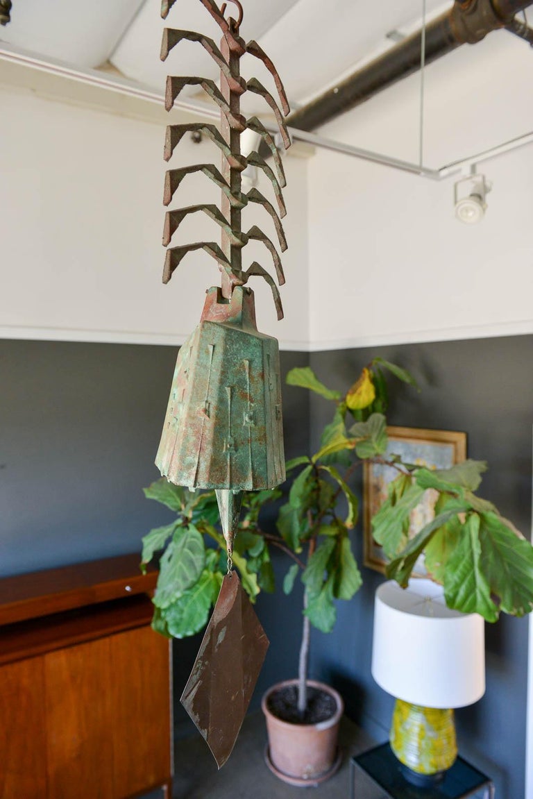 Large Paolo Soleri Bronze Windbell, circa 1970 at 1stDibs