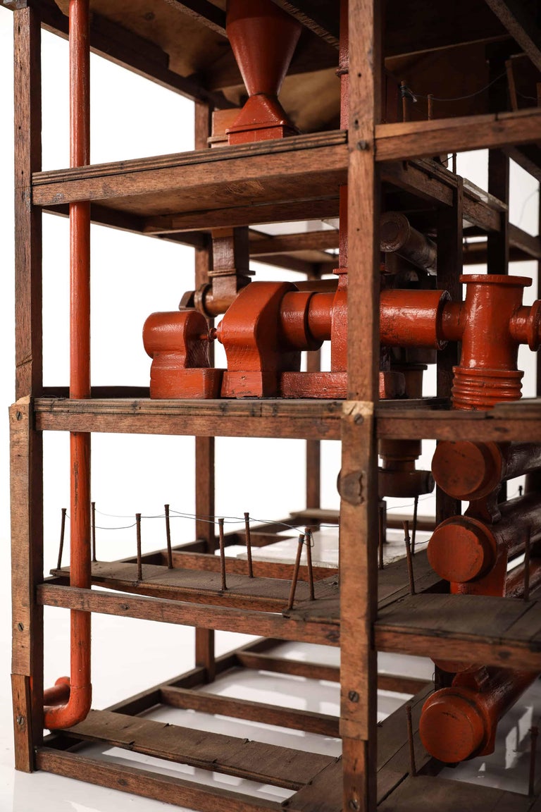 Large Paper Pulp Factory Model Teaching Aid, C.1950 at 1stDibs