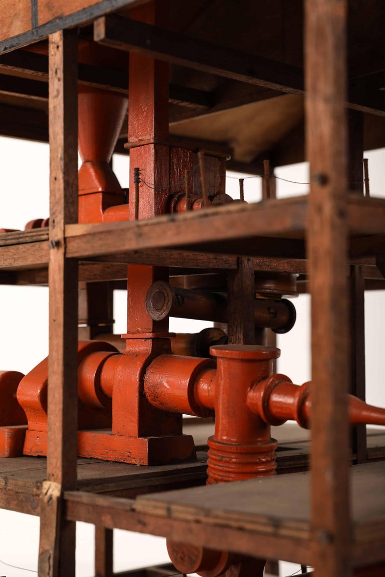 Large Paper Pulp Factory Model Teaching Aid, C.1950 at 1stDibs