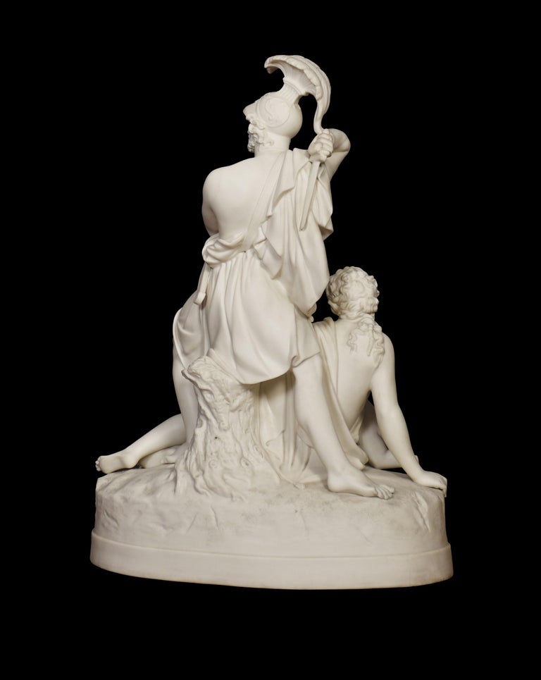 Large Parian Figure Group For Sale at 1stDibs