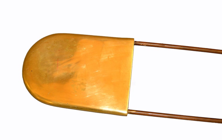 Large Patinated Brass Safety Pin Sculpture For Sale at 1stDibs | large ...