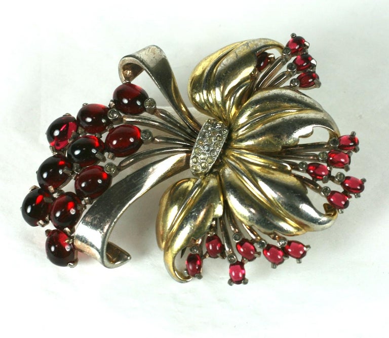 Large Pennino Retro Ruby Spray For Sale at 1stDibs