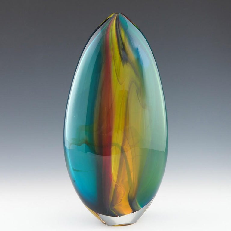 Large Phil Atrill Horizon Series Abstract Vase For Sale at 1stDibs