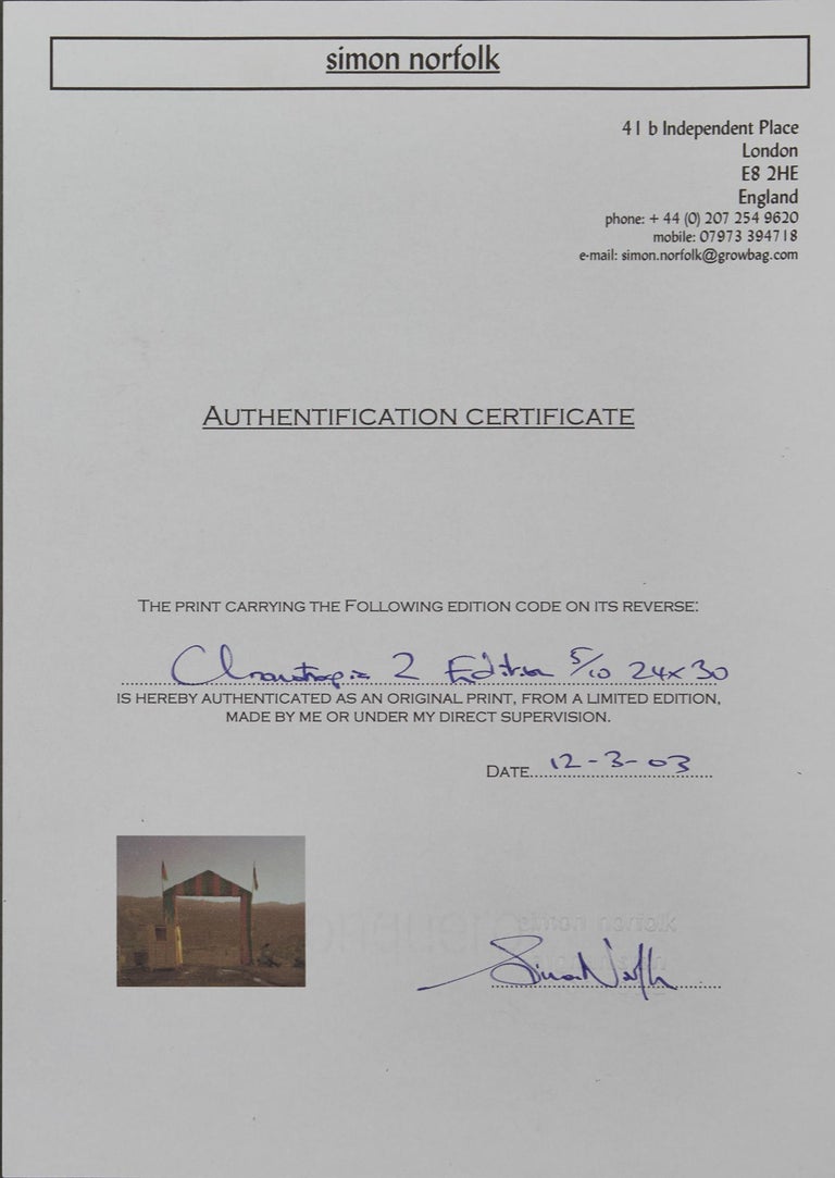 Large Photography "Chronotopia 2" by Simon Norfolk, UK 2003 For Sale at ...