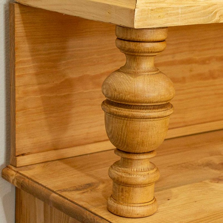 Large Pine Reproduction Bookcase Display Cabinet Wall Unit at 1stDibs ...