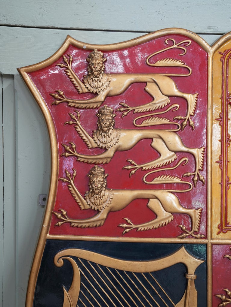 Large Plaster Coat of Arms at 1stDibs