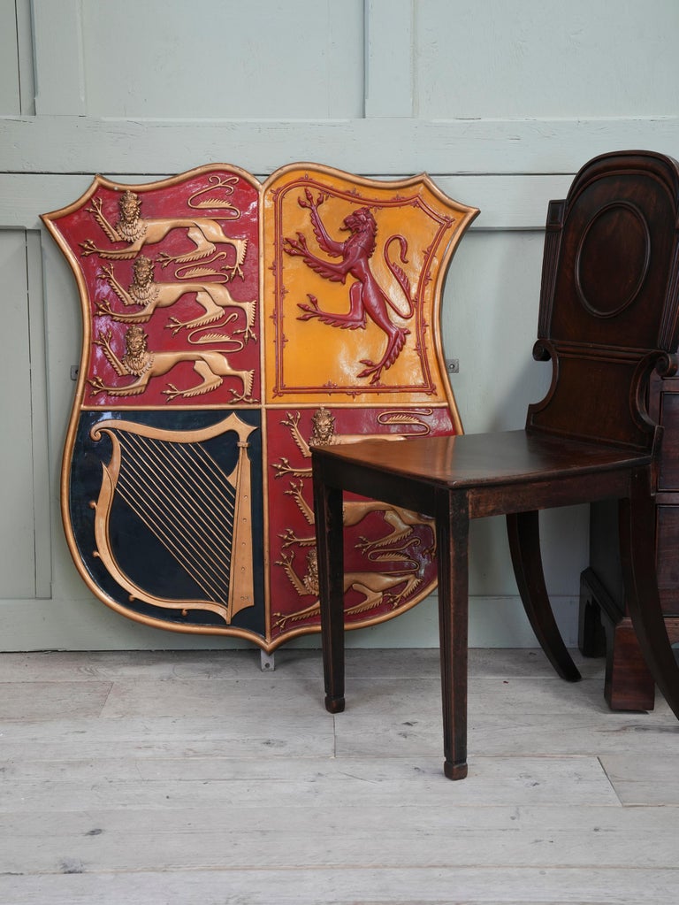 Large Plaster Coat of Arms at 1stDibs