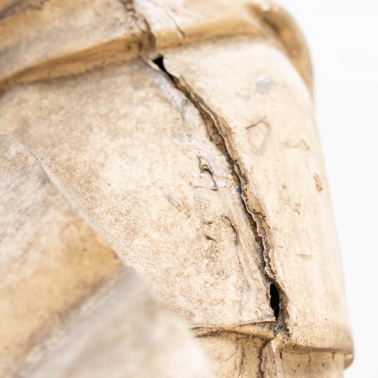 Large Plaster Saint Traditional Sculptural Figure, circa 1940 For Sale ...