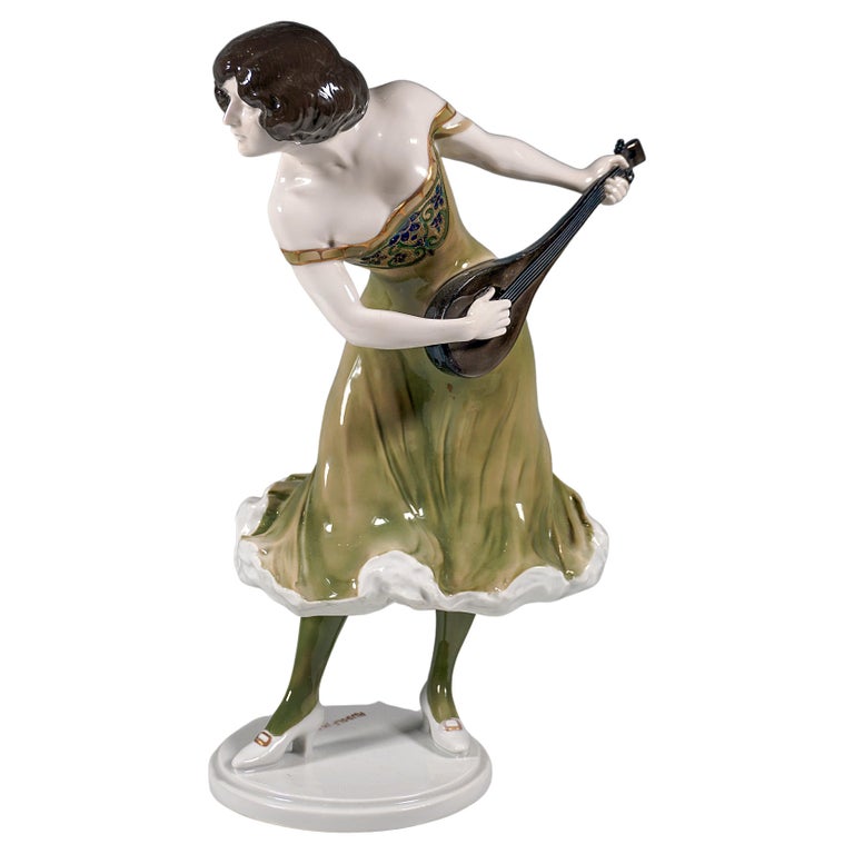 Large Porcelain Figurine 'Cabaret', by R. Marcuse, Rosenthal Selb ...