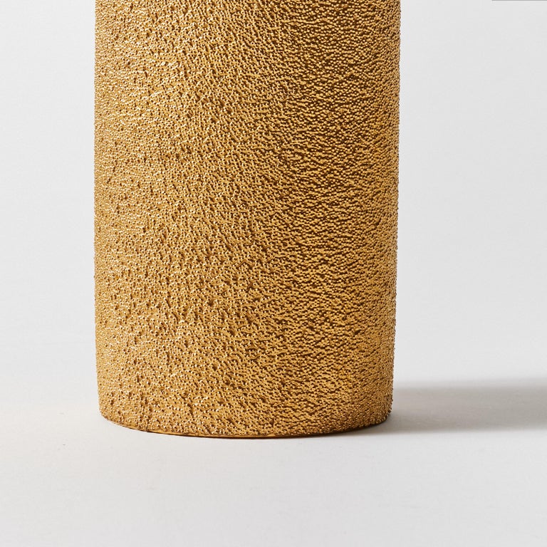 Large Porcelain Golden Art Studio Vase by Rosenthal For Sale at 1stDibs