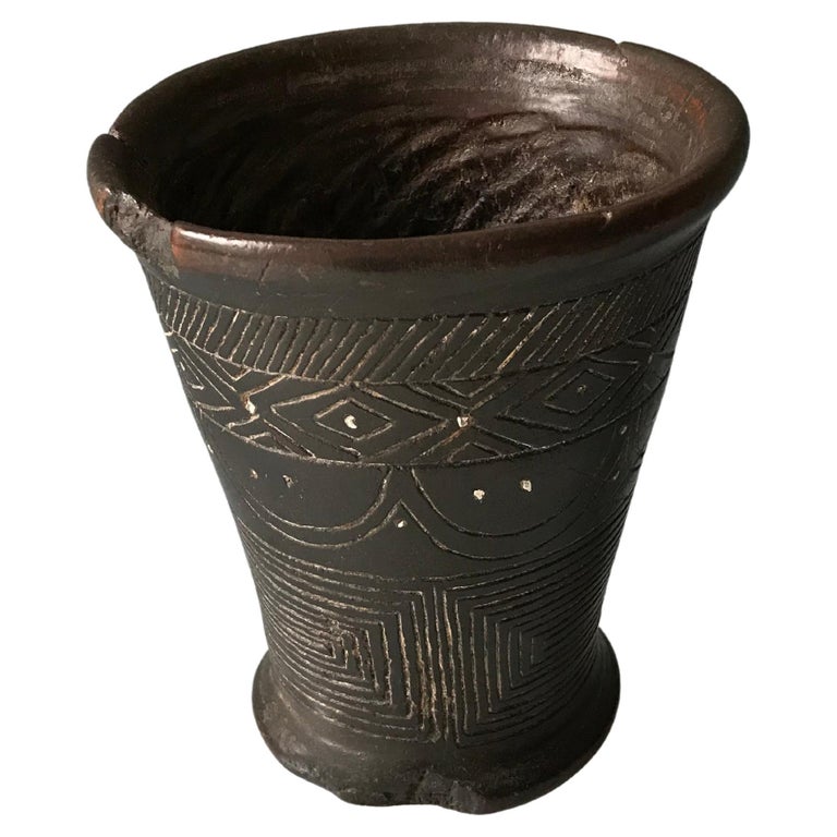 Large Spanish Colonial Post Inca South American Kero Cup Peru For Sale ...