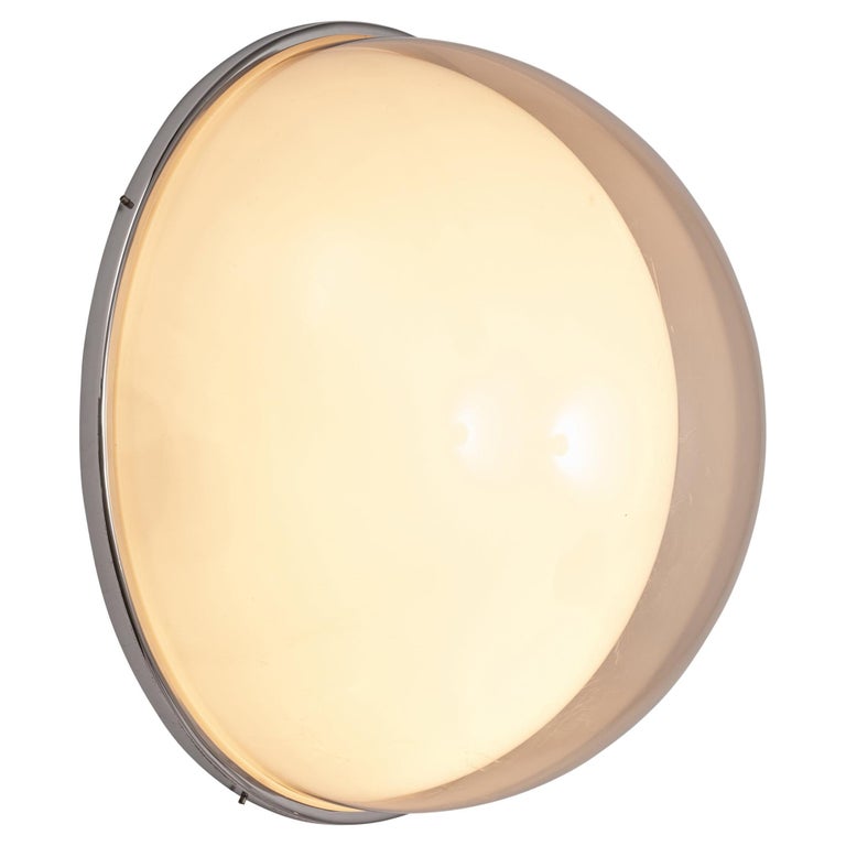 Large Postmodern Semicircular Ceiling Light For Sale at 1stDibs