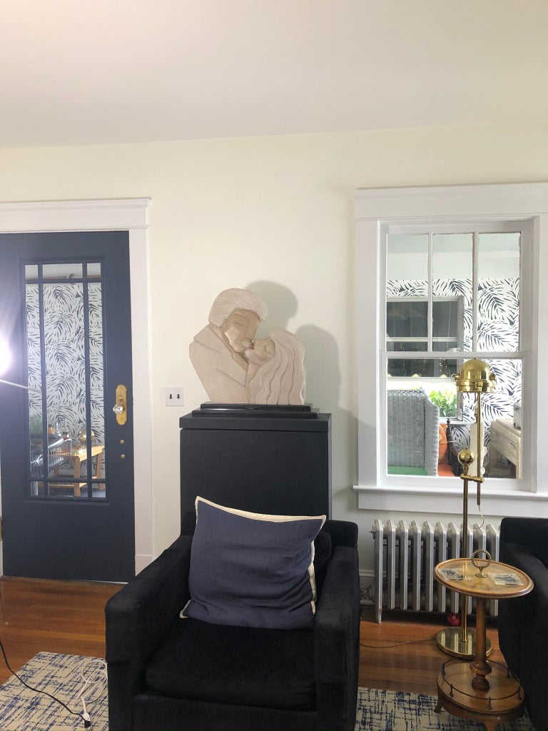 Large Postmodern Stone Sculpture Laura Rand Haleman For Sale at 1stDibs