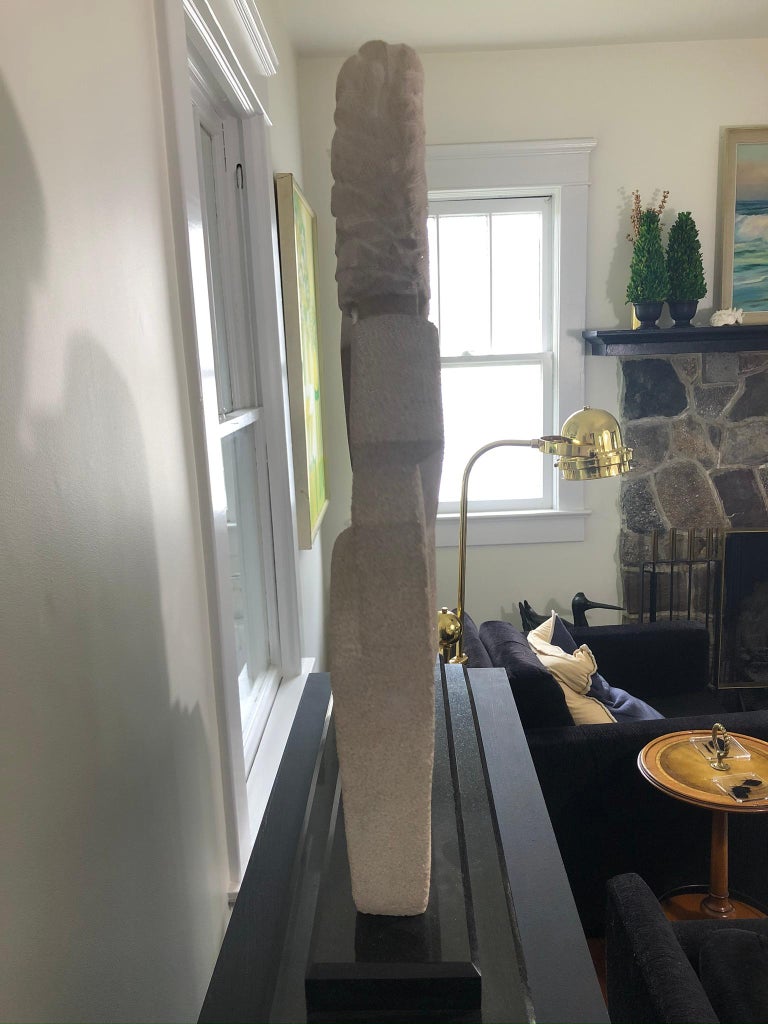 Large Postmodern Stone Sculpture Laura Rand Haleman For Sale at 1stDibs