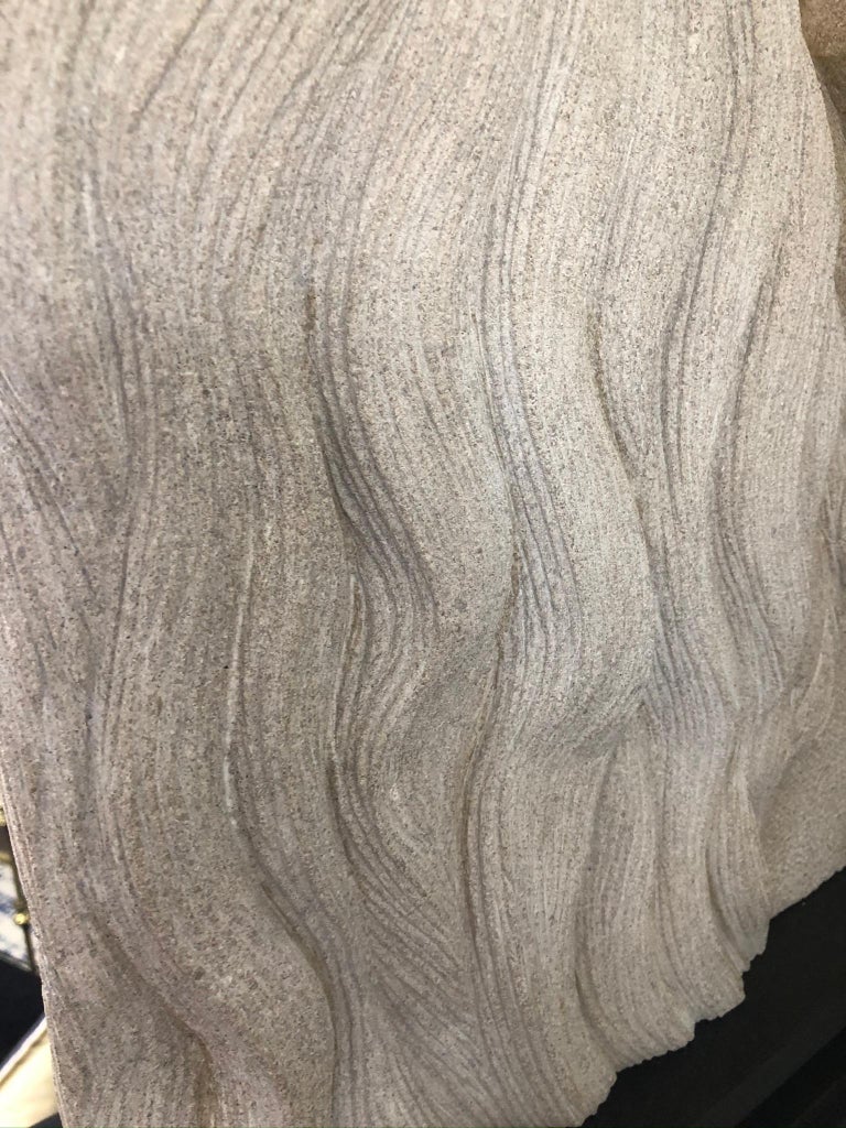 Large Postmodern Stone Sculpture Laura Rand Haleman For Sale at 1stDibs