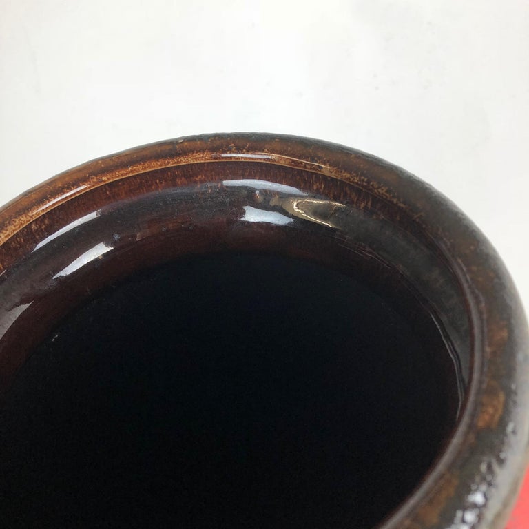 Large Pottery Fat Lava Multi-Color 284-53 Floor Vase Made by Scheurich ...