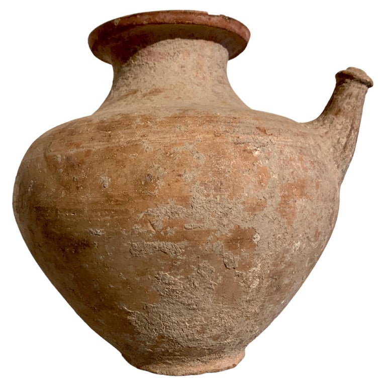 Large Pre-Khmer Pottery Pouring Vessel, Kendi, 6th - 8th Century ...