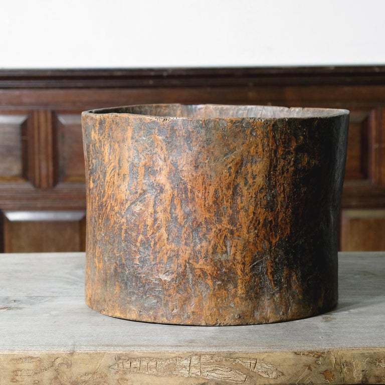 Large Primitive Dug Out Vessel, Rustic French Pyrenees, 19th Century at ...