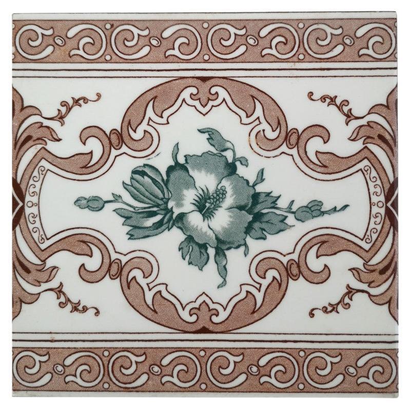 Large Quantity Glazed Antique Tiles For Sale at 1stDibs