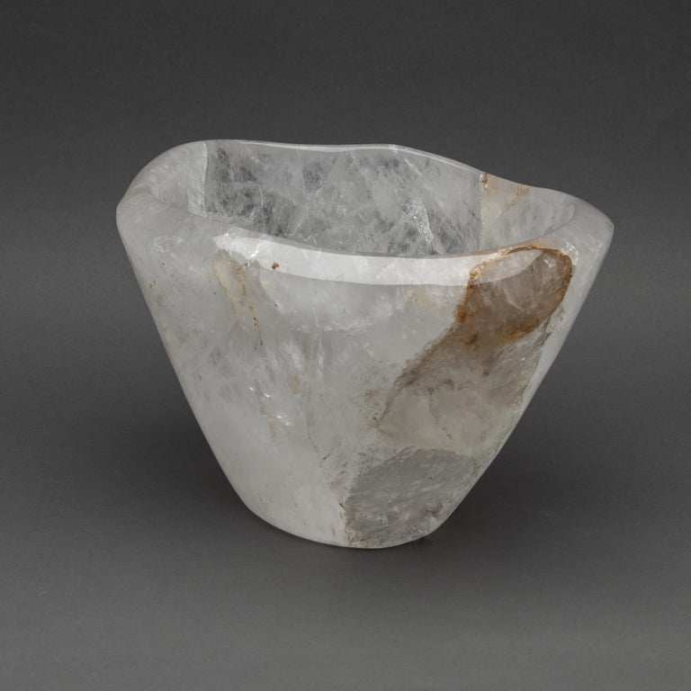 Large Quartz Bowl for Wine Cooler or Champagne from Madagascar For Sale ...