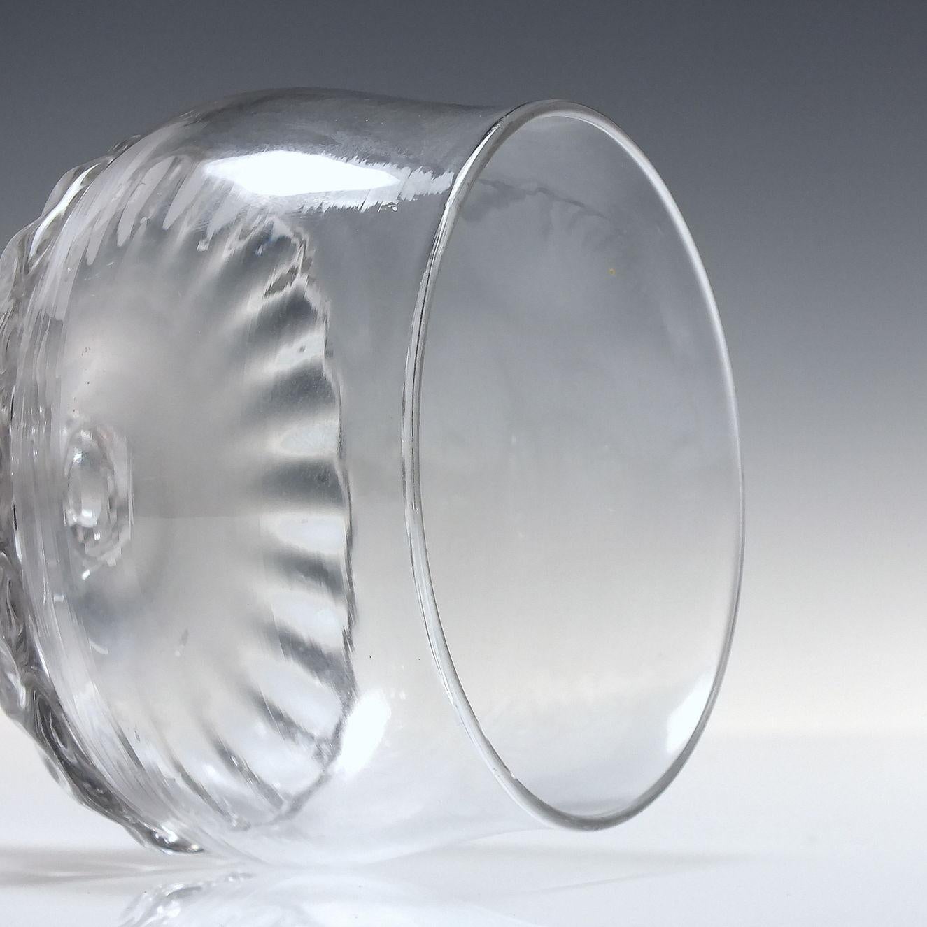 Large Queen Ann Baluster Mead Glass, circa 1710 For Sale at 1stDibs
