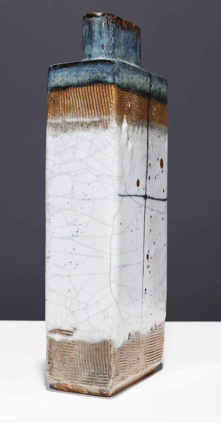 Large Rectangular Ceramic Vase by Albert Green For Sale at 1stDibs