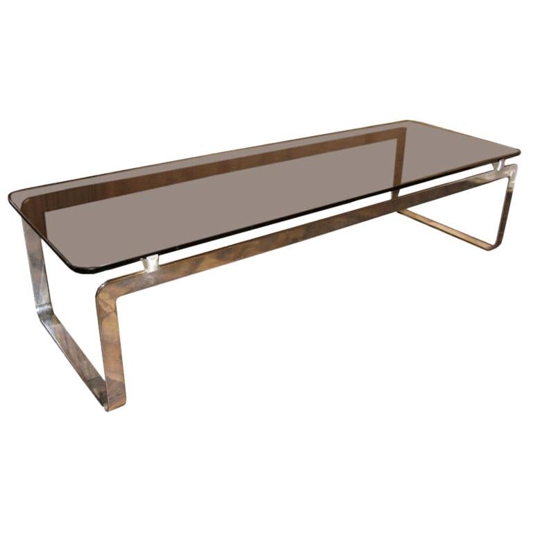 Large Rectangular Coffee Table at 1stDibs