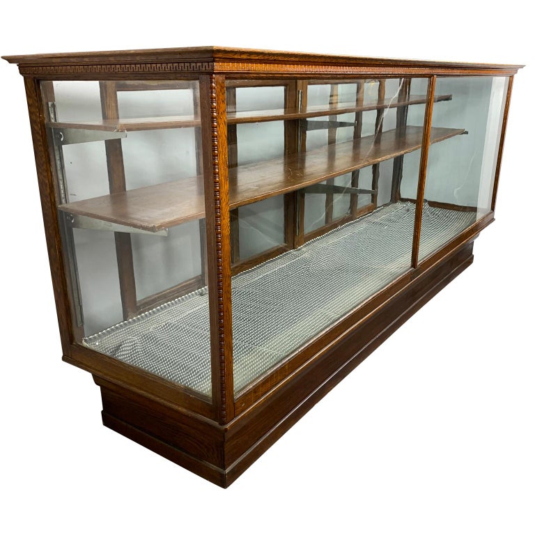 Large Rectangular Display Case Cabinet by G.R. Fixtures for Barlow Mfg ...
