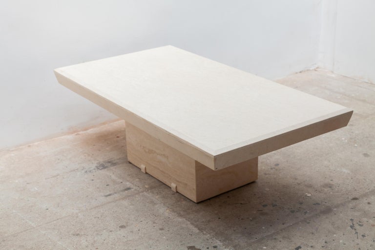 Large Rectangular Marble Coffee table at 1stDibs