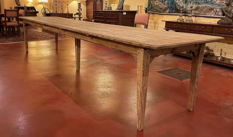 Large Refectory Table Of 4m10 From The 19th Century - France at 1stDibs