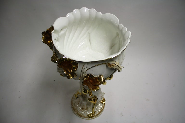 Large Regency Ceramic Jardinière, 1970s at 1stDibs