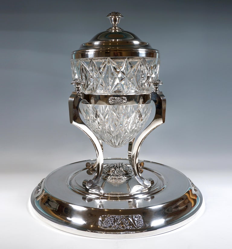 Large Representative Art Déco Punch Set for 12 People, Theodor Mueller ...