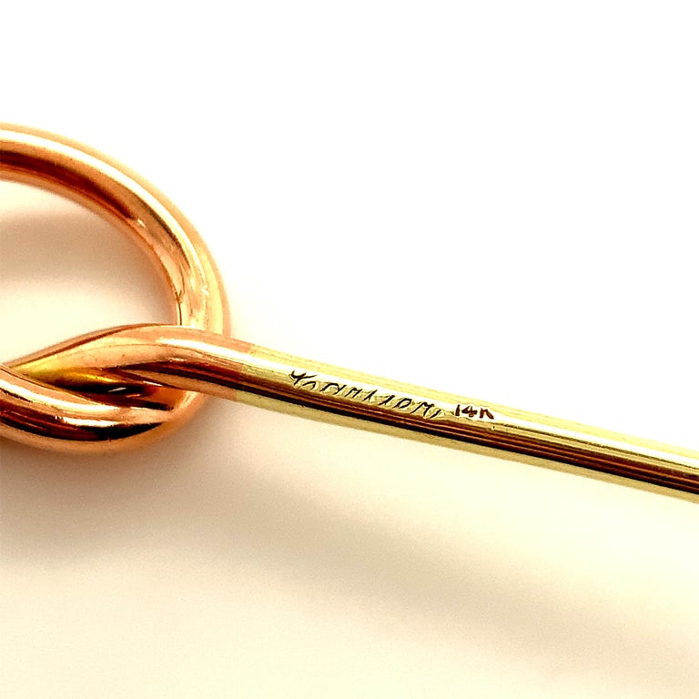 Cartier Love Knot Safety Pin For Sale at 1stDibs