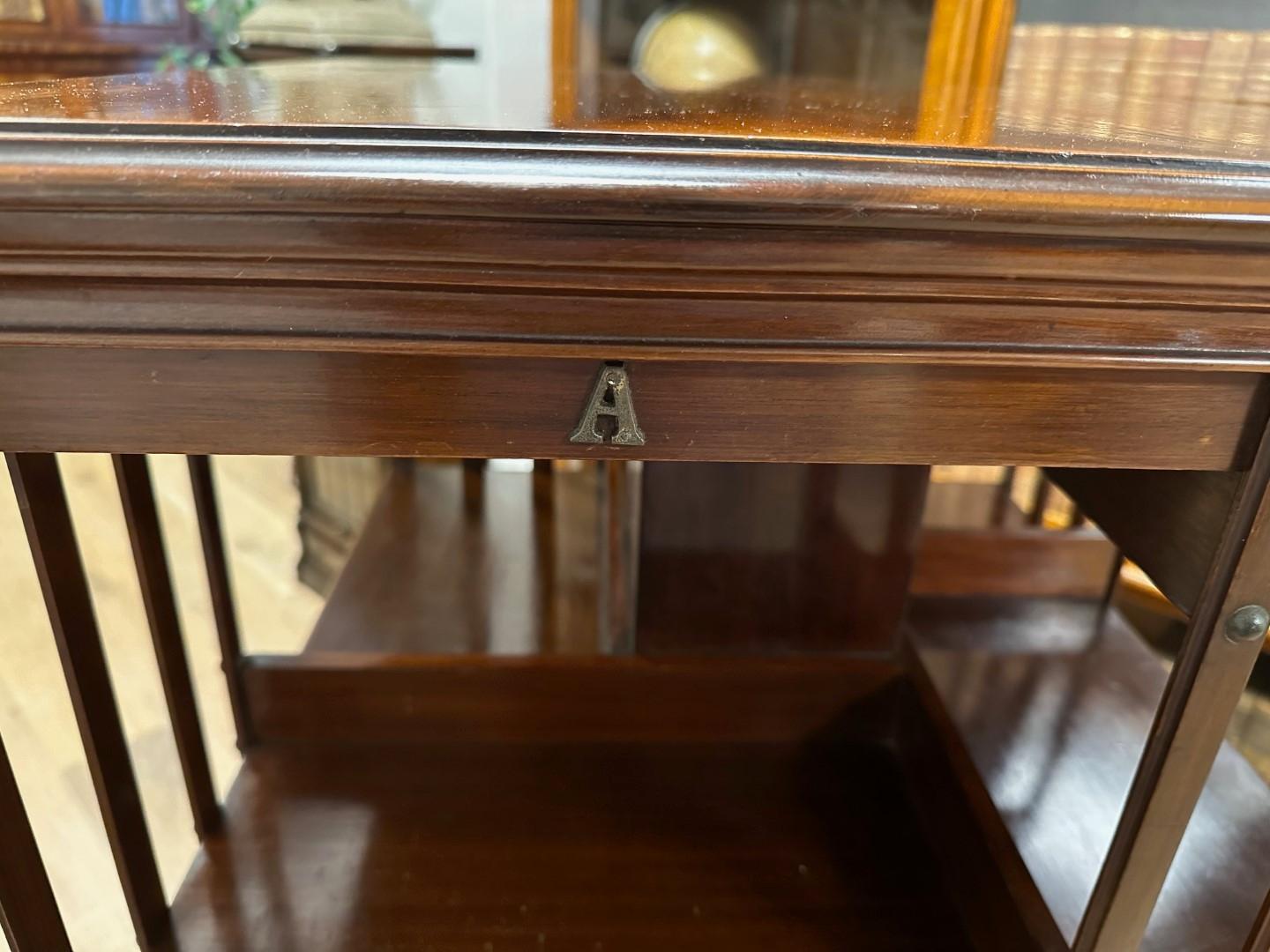 Large Revolving Bookcase For Sale at 1stDibs
