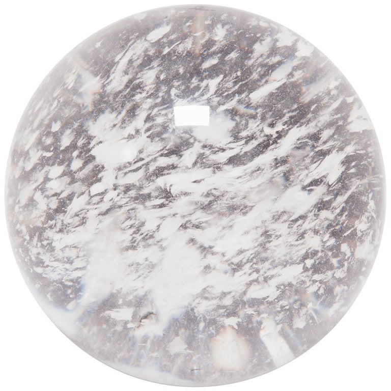 Large Rock Crystal Sphere at 1stDibs