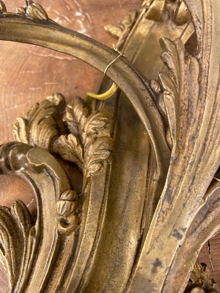 Large Rococo Style Ormolu Wall Light For Sale at 1stDibs