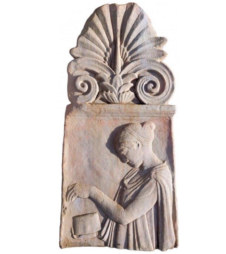 Large Roman Terracotta Antefix, Early 20th Century For Sale at 1stDibs