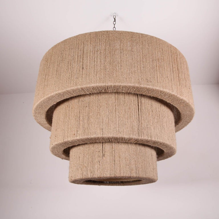 Large Rope Ceiling Light For Sale at 1stDibs
