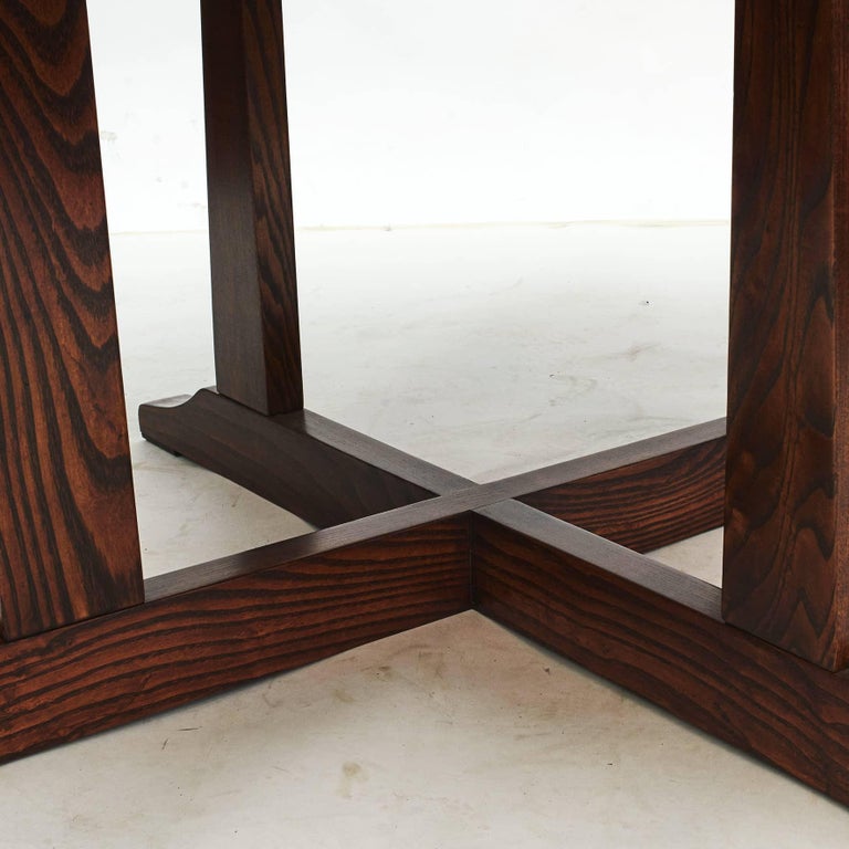 Large Round Art Deco Dinning Table For Sale at 1stDibs