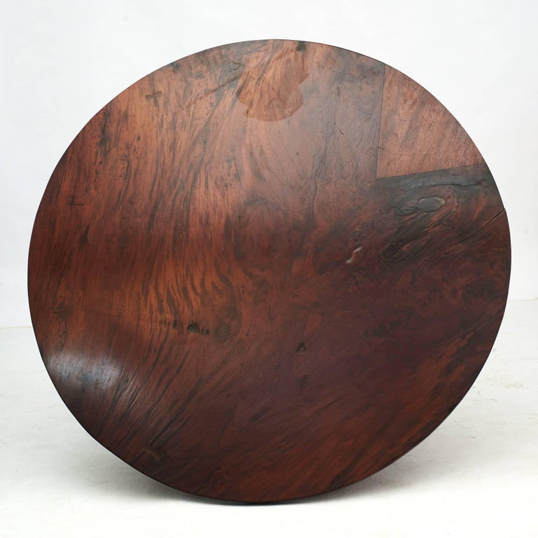 Large Round Art Deco Dinning Table For Sale at 1stDibs