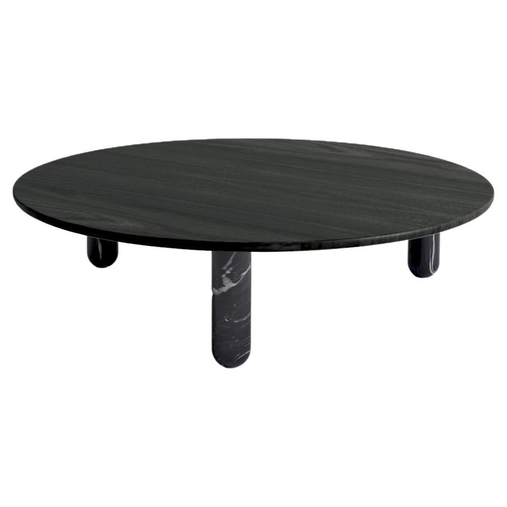 1.0 Lounge Table, Round, Round Black Base, Large, Marble For Sale at ...