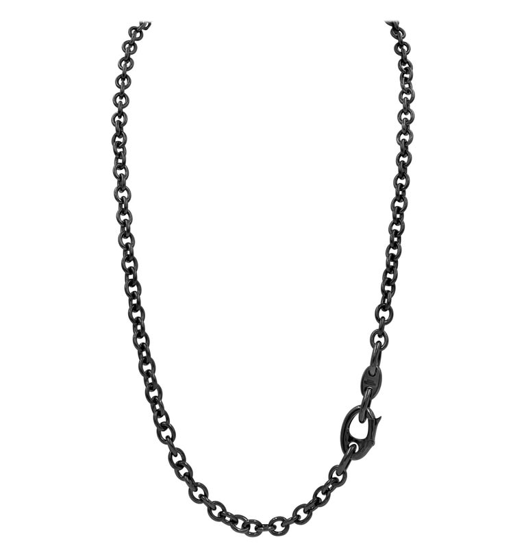 Large Round Silver Necklace For Sale at 1stDibs