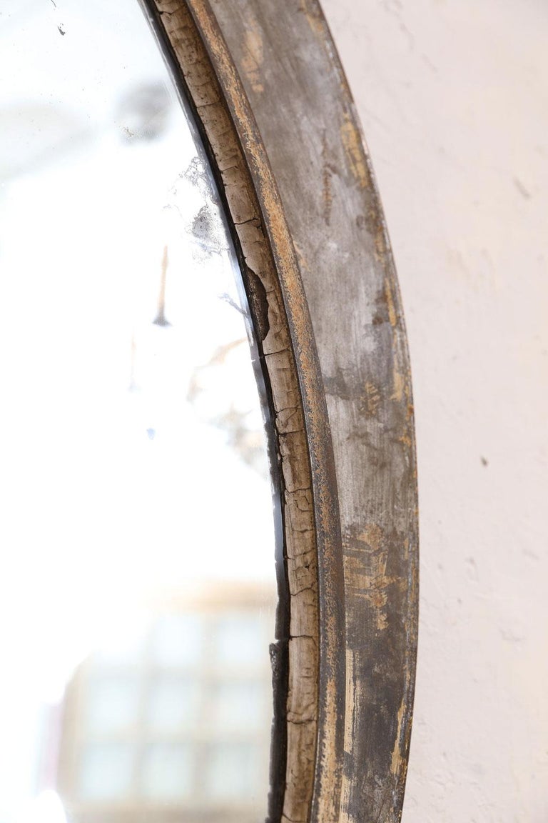 Large Round Train Station Mirror at 1stDibs | style mirror station ...