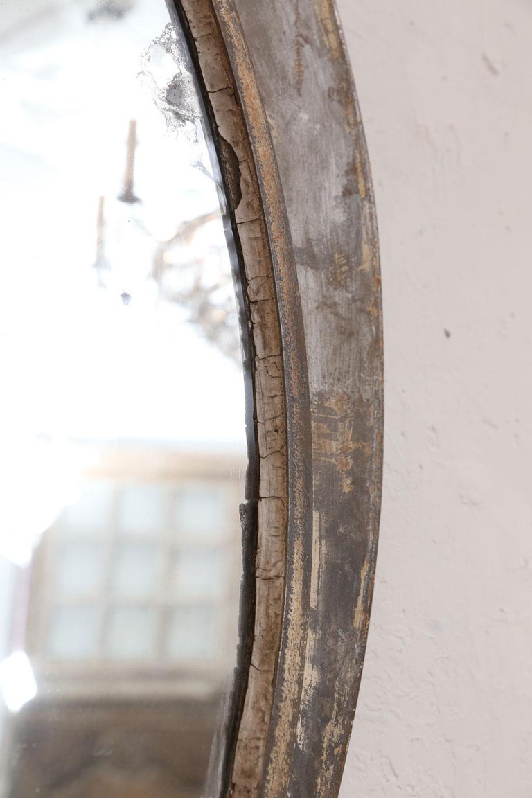 Large Round Train Station Mirror at 1stDibs | style mirror station ...