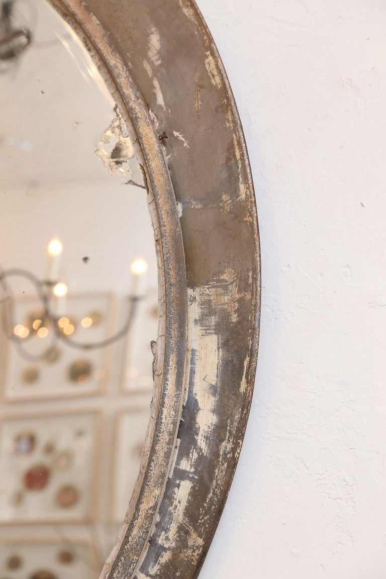 Large Round Train Station Mirror at 1stDibs | style mirror station ...