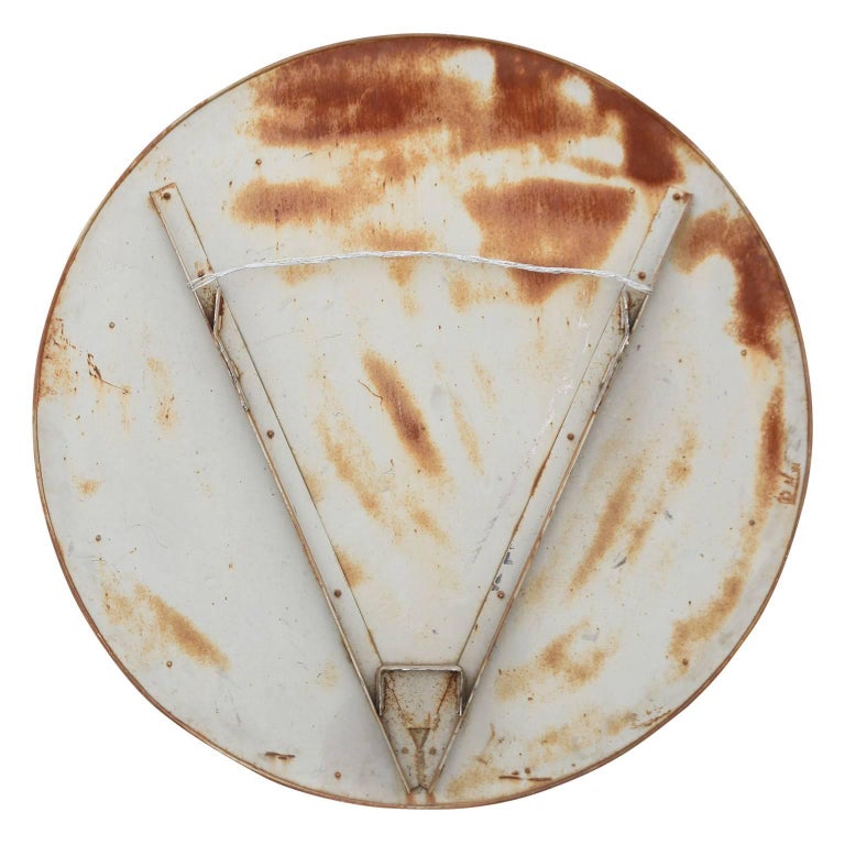 Large Round Train Station Mirror at 1stDibs | style mirror station ...