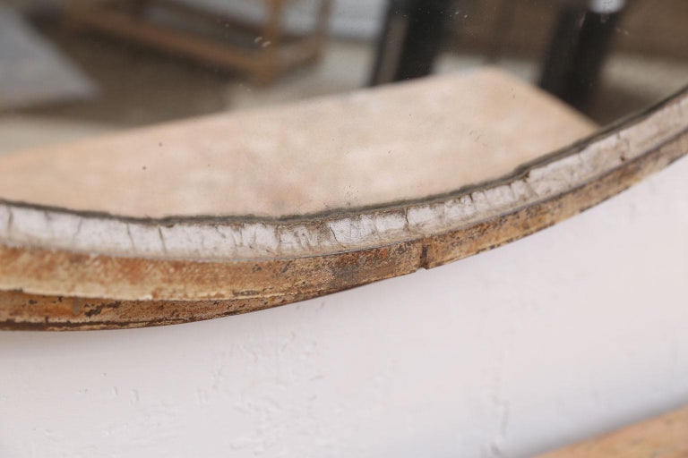 Large Round Train Station Mirror at 1stDibs | style mirror station ...