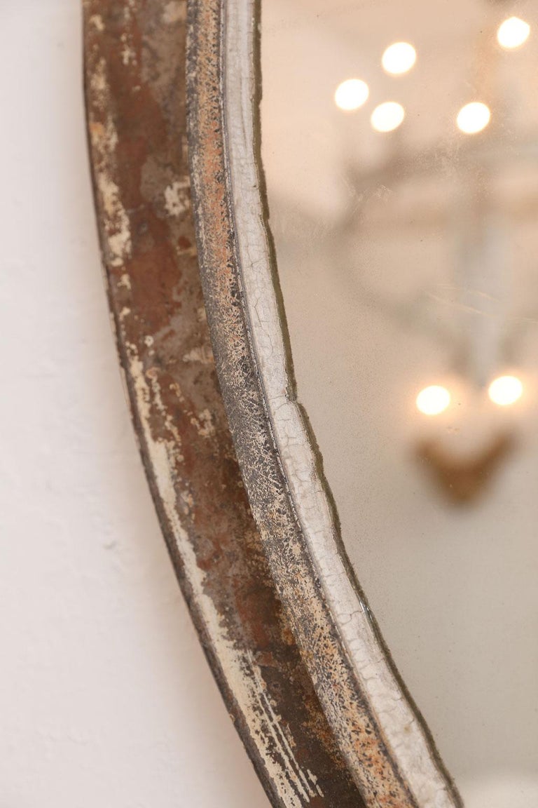 Large Round Train Station Mirror at 1stDibs | style mirror station ...